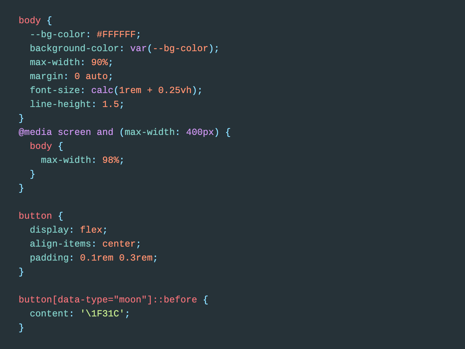Coding Fonts — Cousine on CSS-Tricks