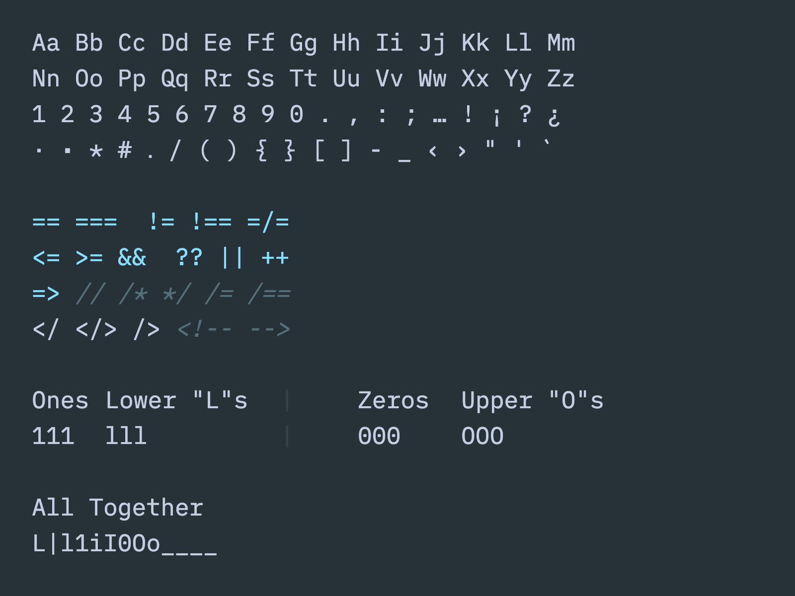 Coding Fonts — Ia Writer Mono On Css Tricks