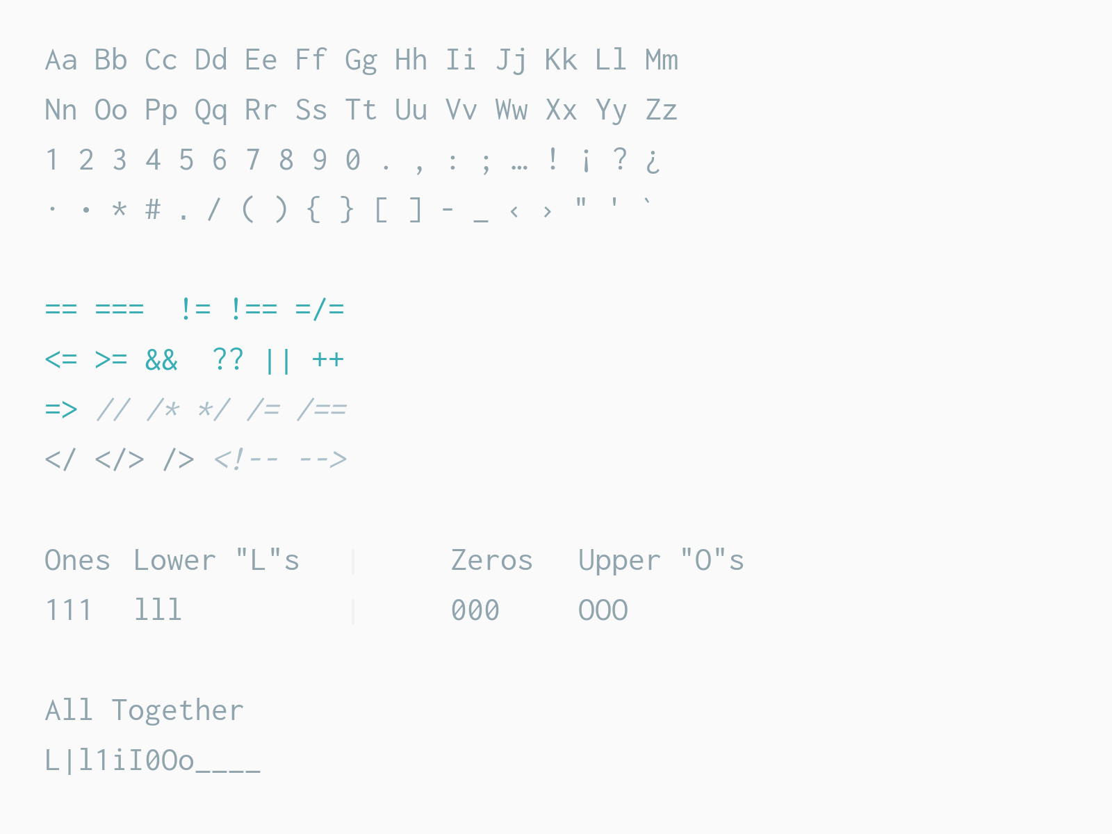 Coding Fonts — Inconsolata on CSS-Tricks