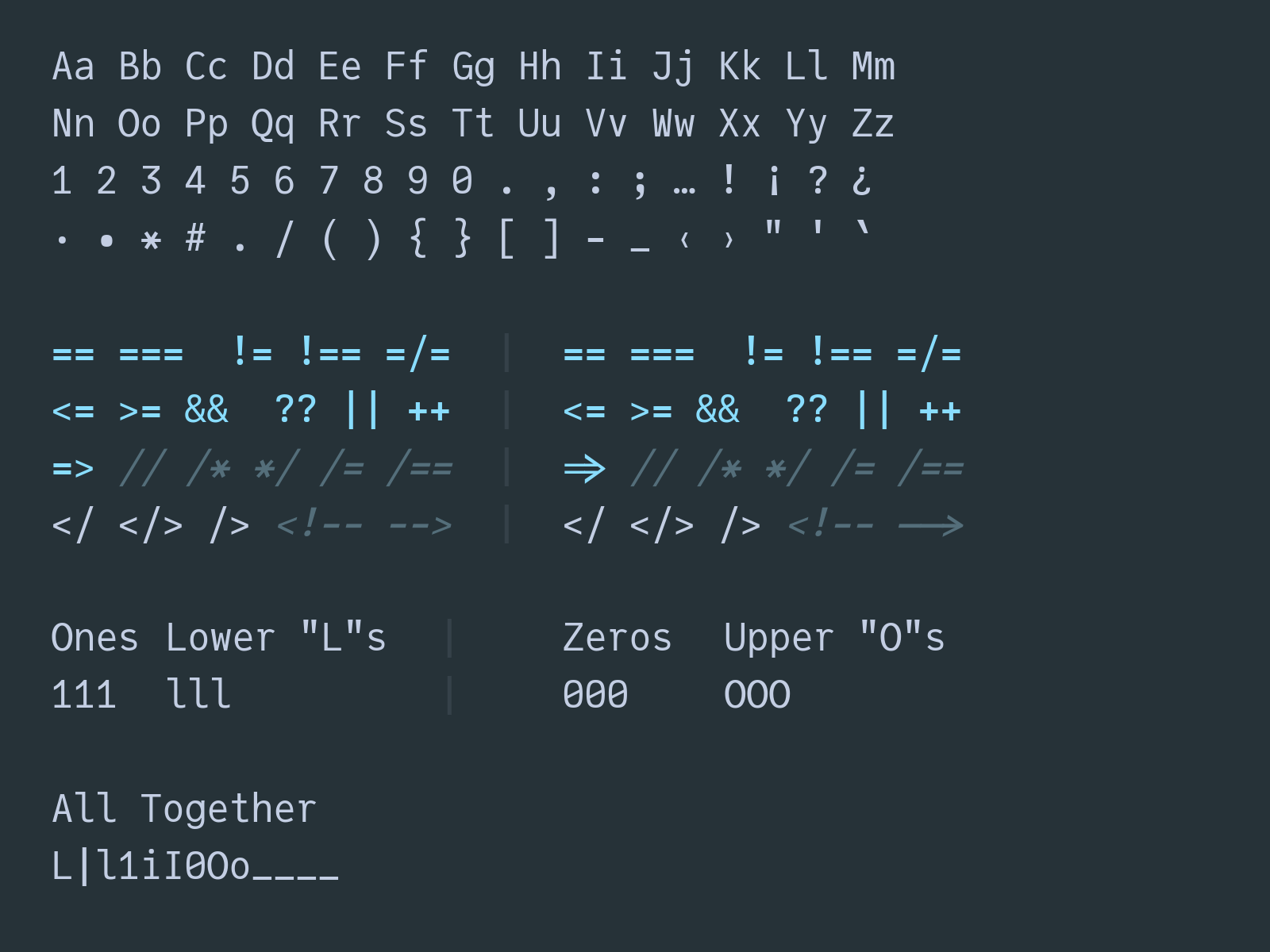 Coding Fonts — JuliaMono on CSS-Tricks
