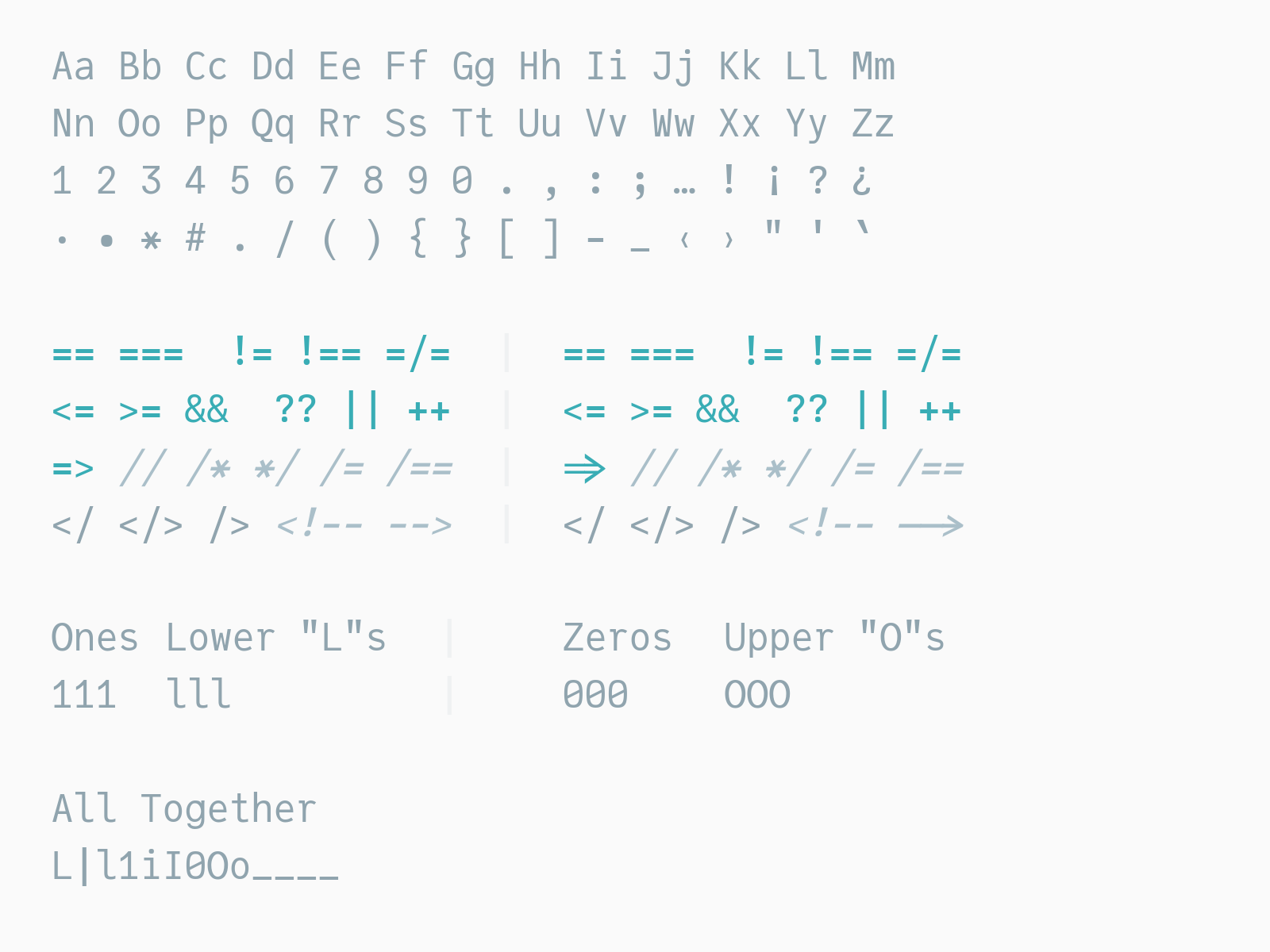 Coding Fonts — JuliaMono on CSS-Tricks
