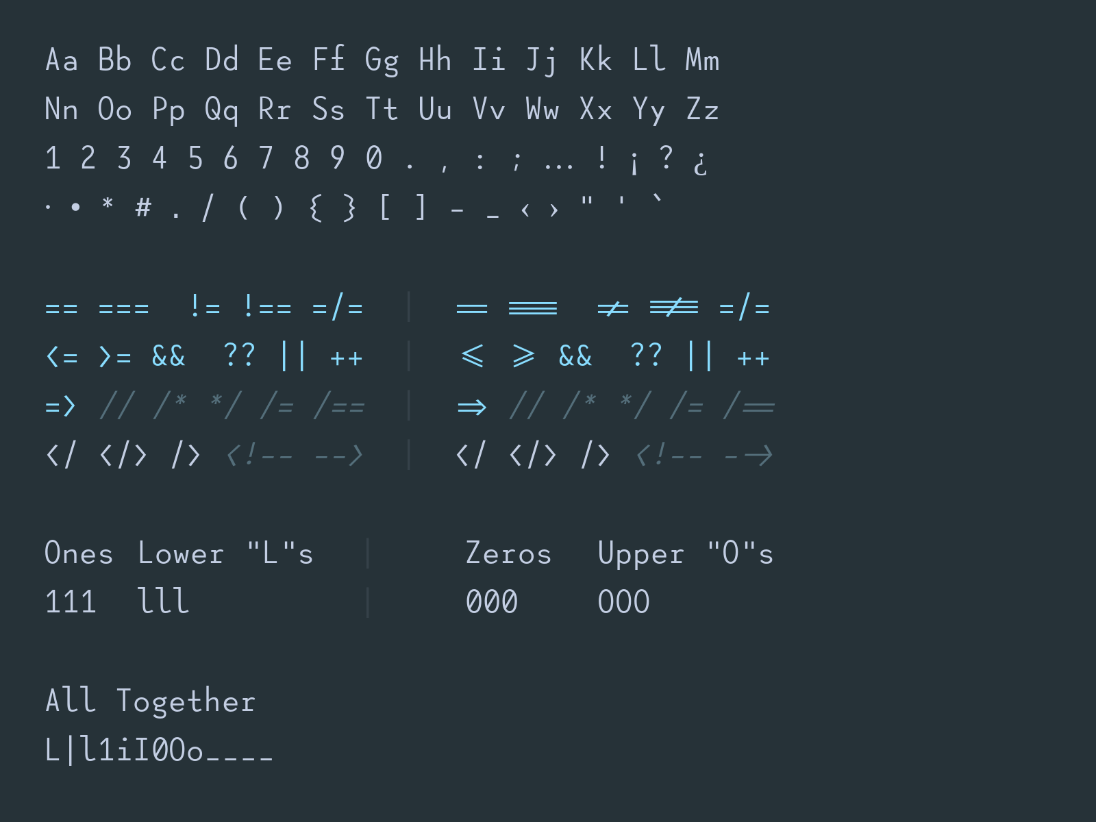Coding Fonts — Lotion on CSS-Tricks