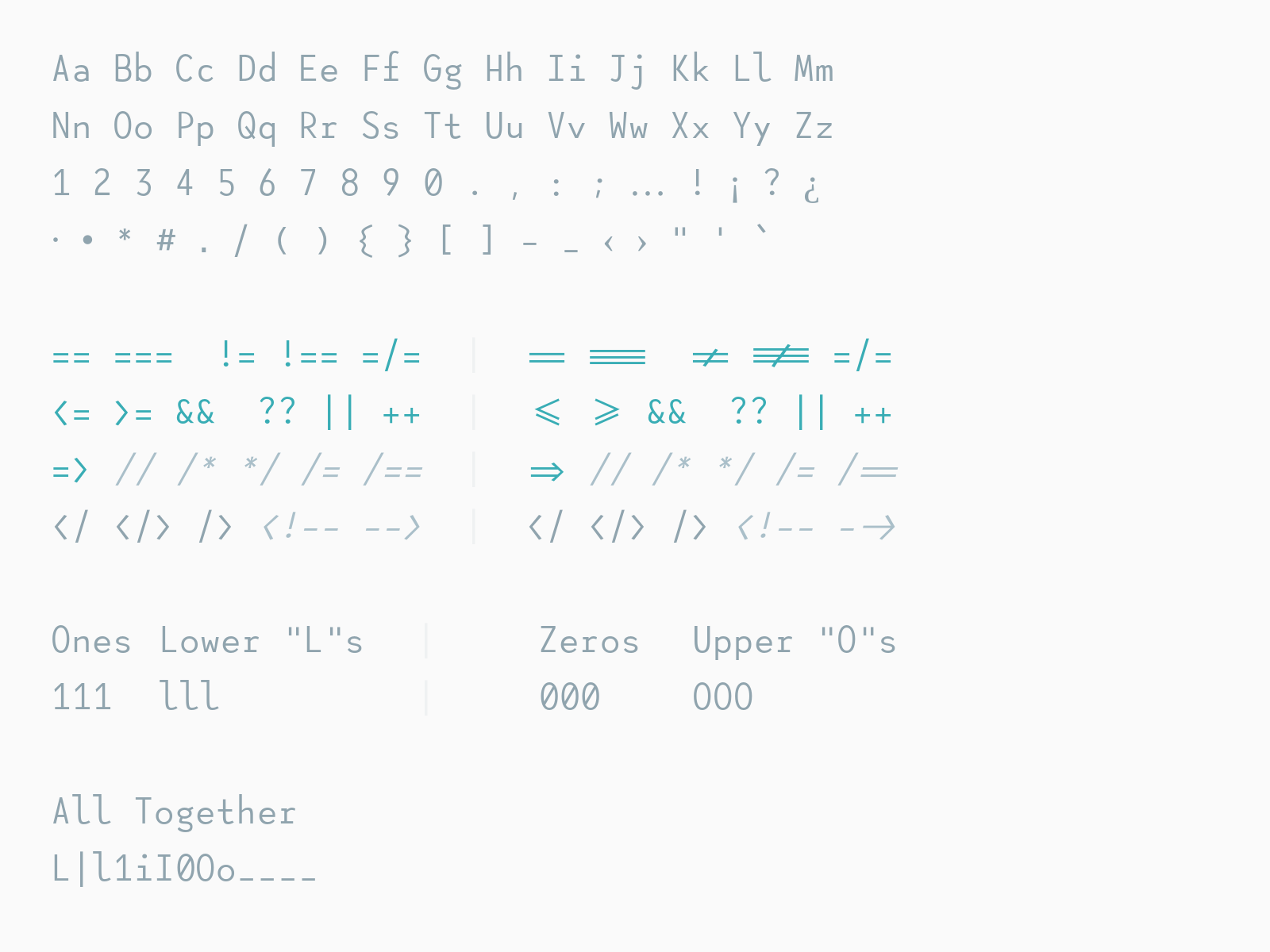 Coding Fonts — Lotion on CSS-Tricks