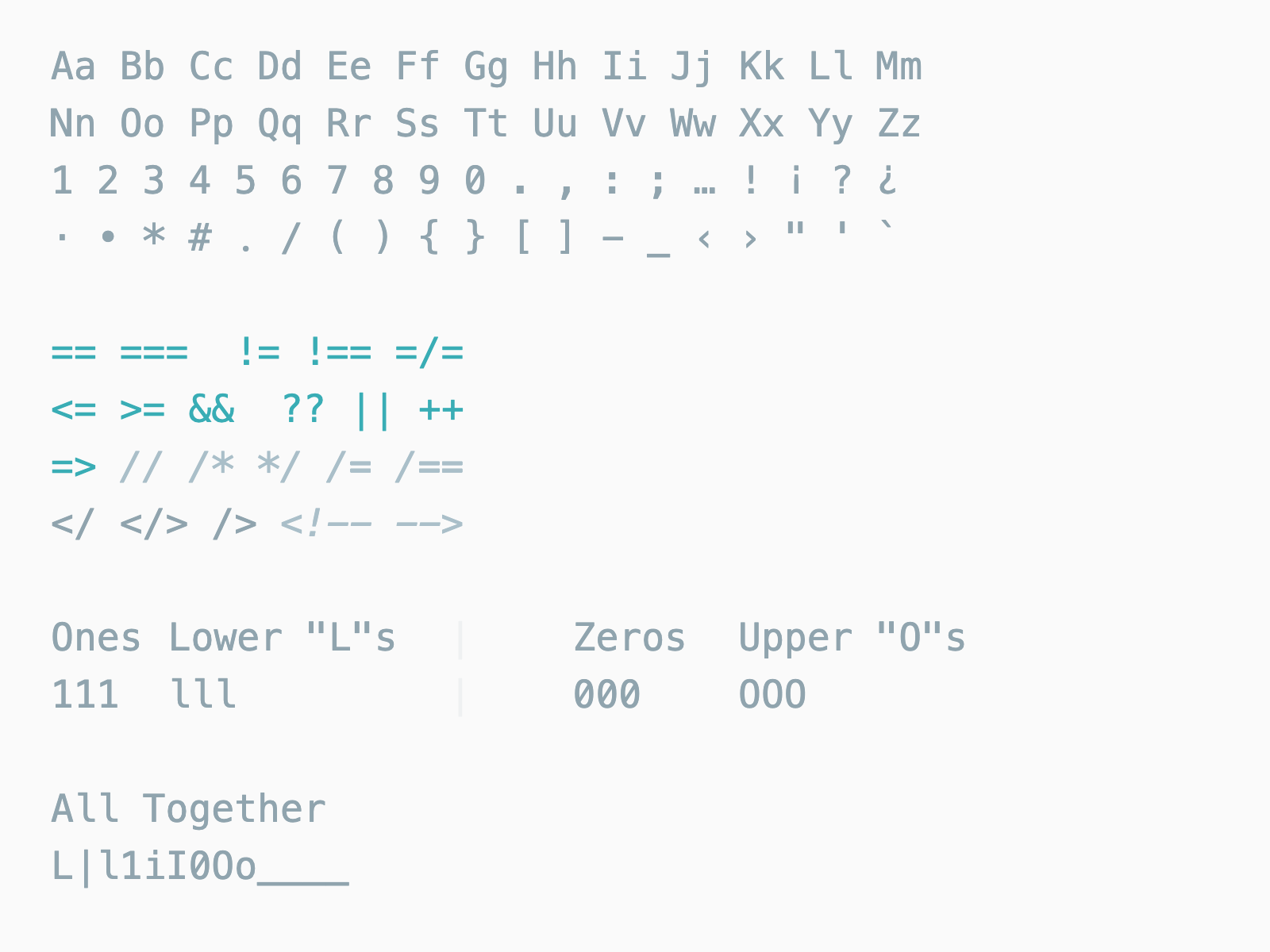 Coding Fonts — Meslo LG on CSS-Tricks